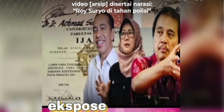 [SALAH] Roy Suryo Ditangkap karena Sebut Ijazah Jokowi Palsu – Tribratanews Polda Jabar